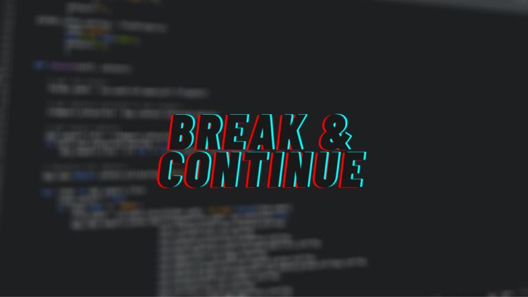 Jump Statements in Python | Episode #7