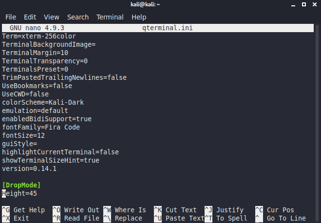 How To Increase Terminal Font Size In Kali Linux 2020 3