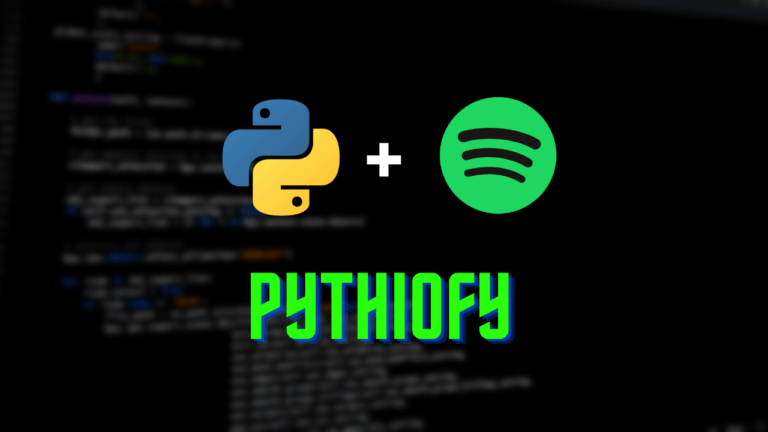 I created a Music Player in Python - "Pythiofy"