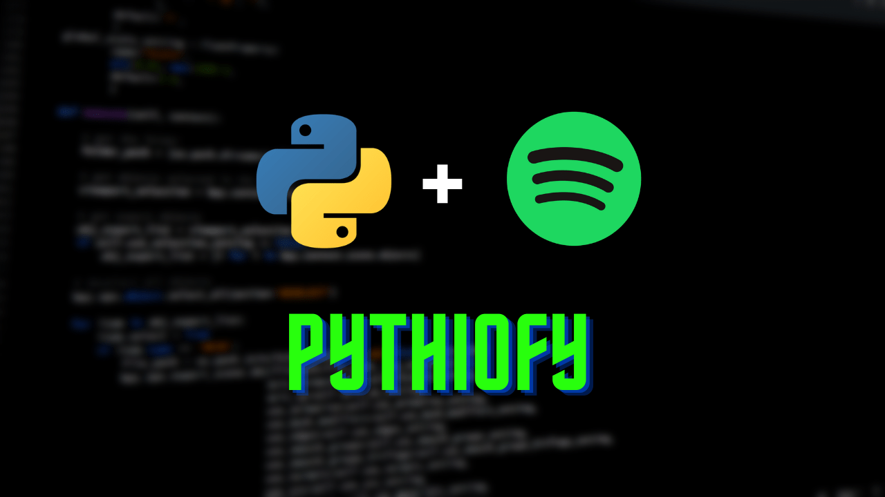 I created a Music Player in Python - "Pythiofy"