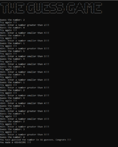 Making The Guess Game in Python