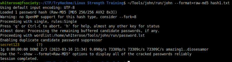 Tryhackme - Linux Strength Training