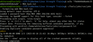 Tryhackme - Linux Strength Training