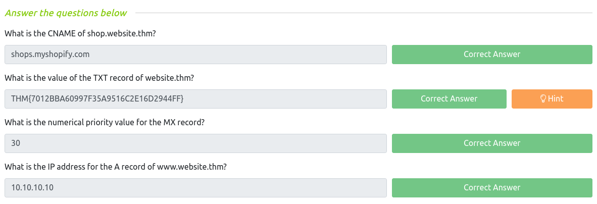 Tryhackme - DNS in detail