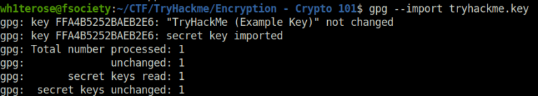 Tryhackme - Encryption: Crypto 101