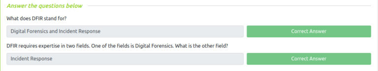 Tryhackme - DFIR: An Introduction