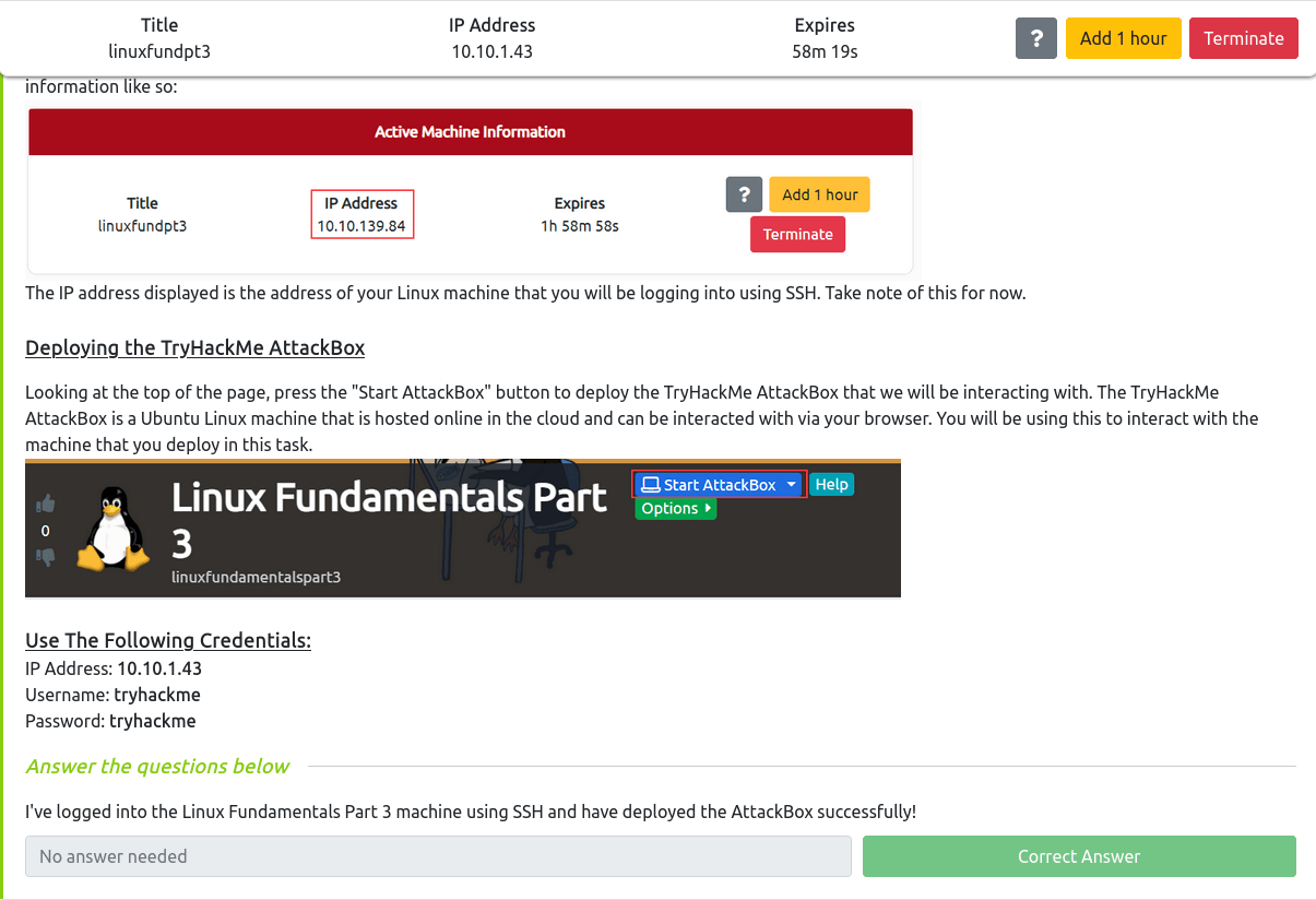 Tryhackme - Linux Fundamentals Part 3