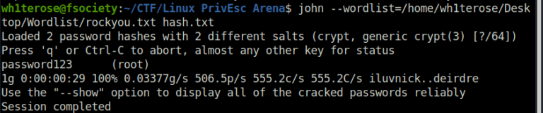 Tryhackme - Linux PrivEsc Arena