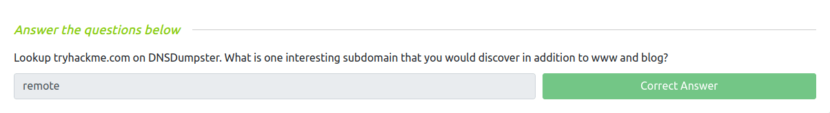 Tryhackme - Passive Reconnaissance