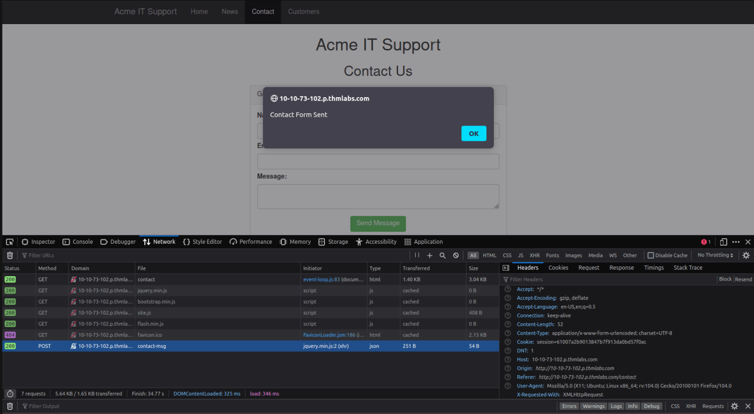 Tryhackme - Walking An Application