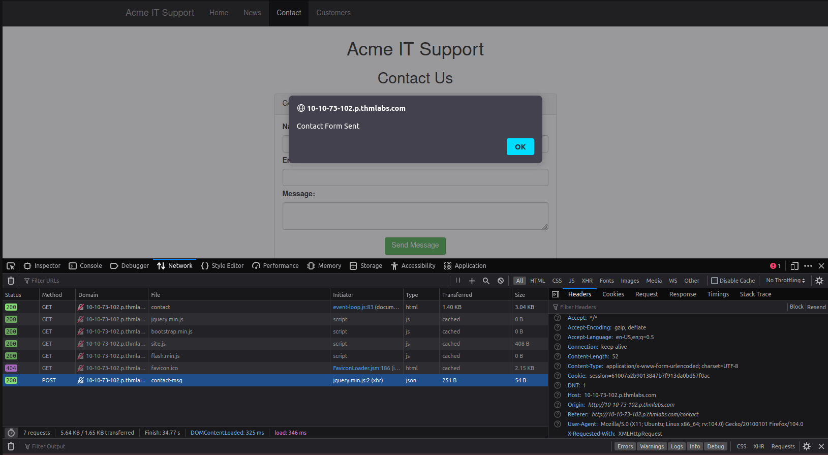 Tryhackme - Walking An Application