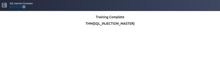 Tryhackme - SQL Injection