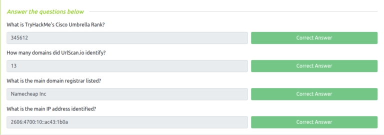 Tryhackme - Threat Intelligence Tools