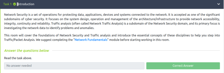 Tryhackme - Traffic Analysis Essentials