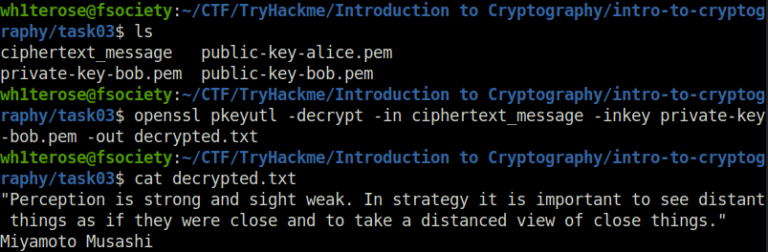 Tryhackme - Introduction to Cryptography