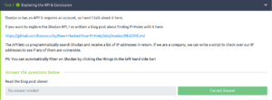 Tryhackme - Shodan.io