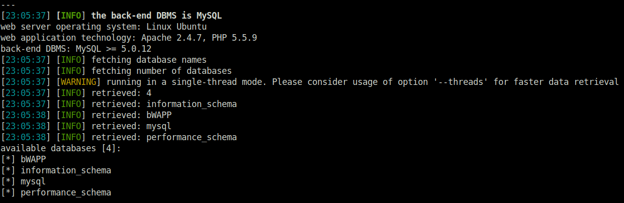 bWAPP - SQL Injection Blind (Boolean-based) bWAPP - SQL Injection Blind (Boolean-based)