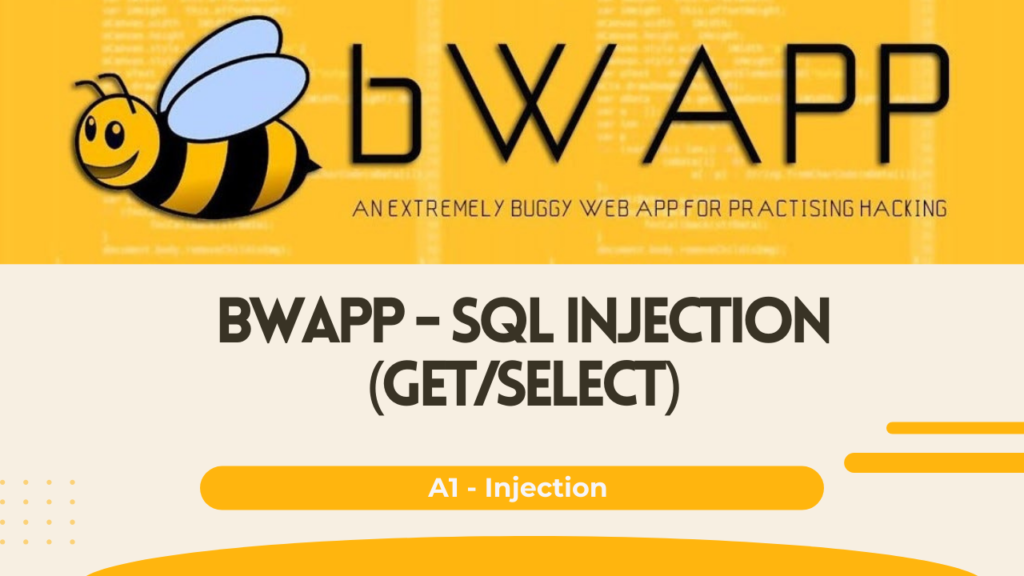 bWAPP - SQL Injection (GET/Select)