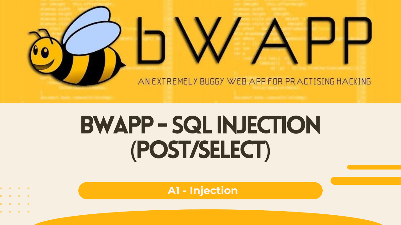 Bwapp Sql Injection Post Select